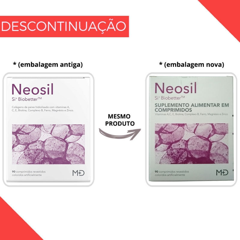 Neosil 50mg 90 Comprimidos Com Preço Baixo - PoupaFarma