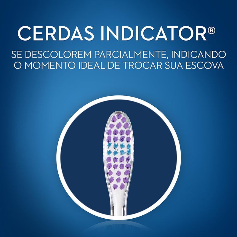 Kit 4 Escovas Dentais Oral-B Indicator Color Collection 35 - PoupaFarma Kit 4 Escovas Dentais Oral-B Indicator Color Collection 35 - PoupaFarma